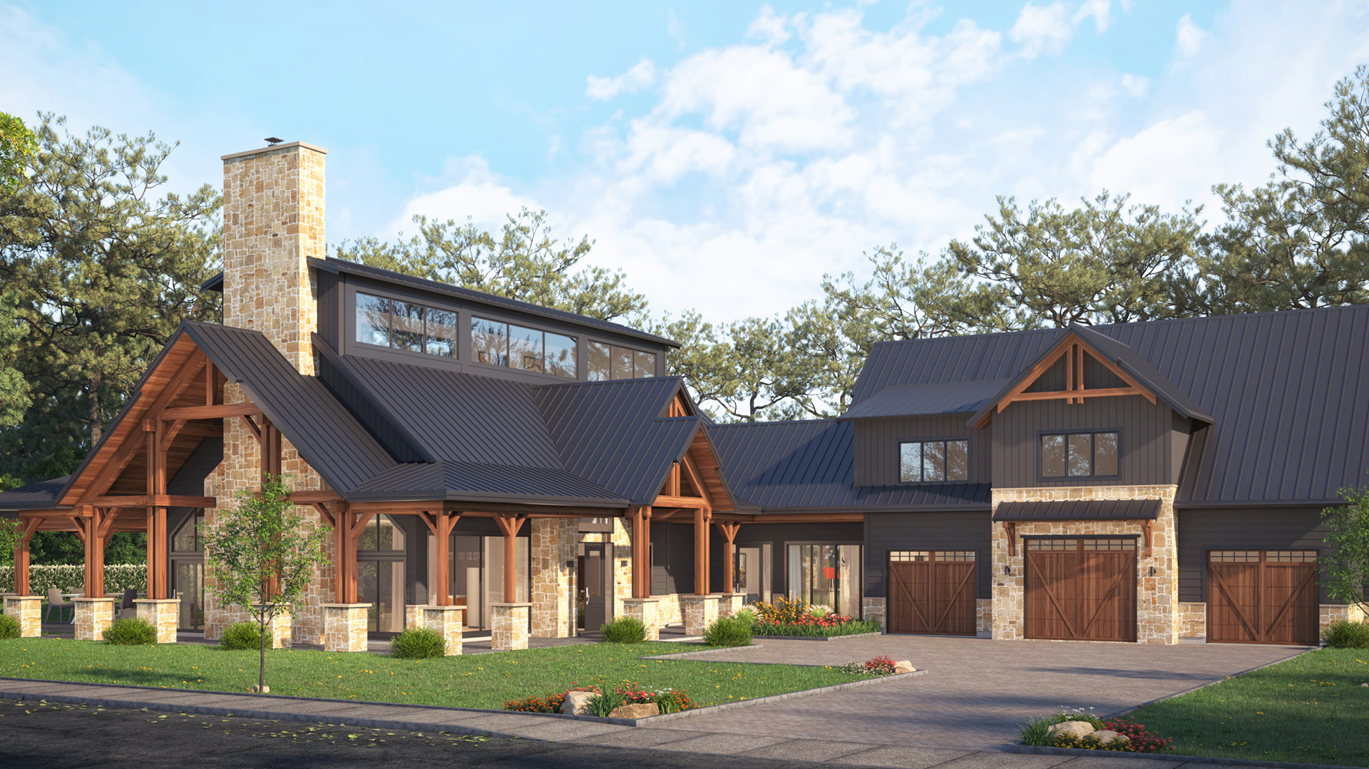 Custom Timber Frame & Log Homes in Ontario Cottage Country